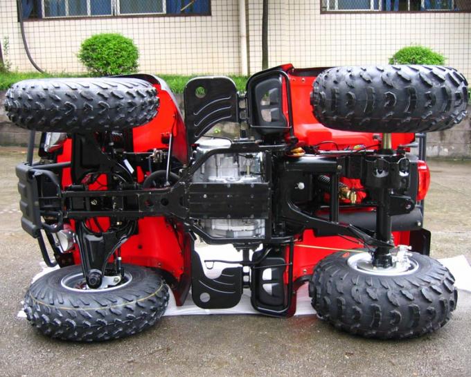 Utility Four Wheeler Motor Bikes 250cc 4 Wheeler ATV With Large Size ...
