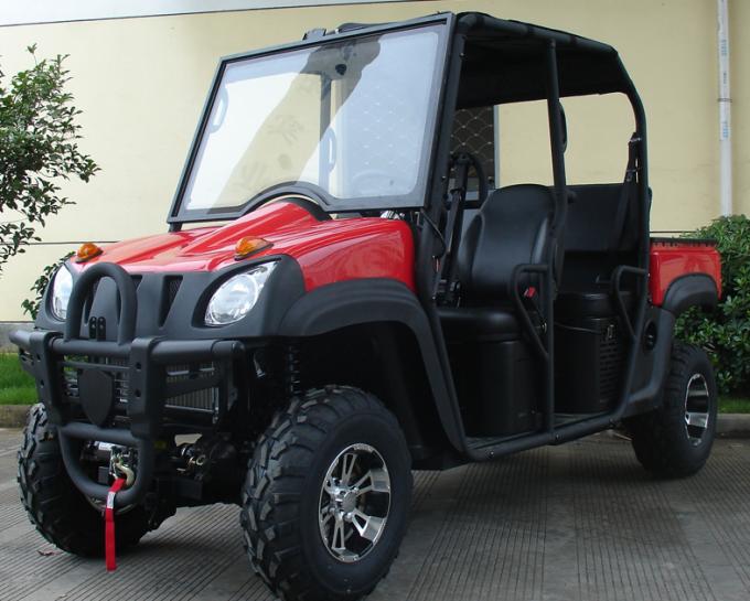 Four Stroke Gas Utility Vehicles 500CC 4x4 / 2x4 Switchable Single ...
