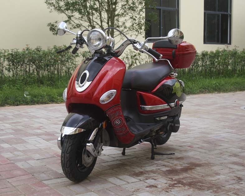 Electric / Kick 150cc Gas Powered Scooters For Adults With Front Disc ...